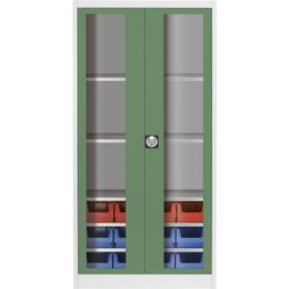 Sichtfenster-Flügeltürenschrank Mauser