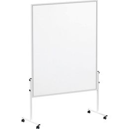 Maul Moderationstafel Maulsolid, fahrbar, Whiteboardoberfläche weiß