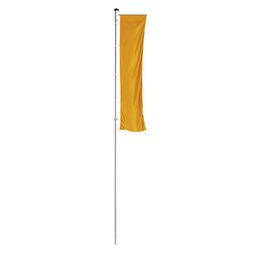 Mannus Alu-Fahnenmast PRESTIGE, mit Ausleger, Höhe über Flur 6 m, Ø 75 mm