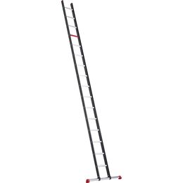 Altrex Alu-Anlegeleiter, mit Sprossen, schwarz, 16 Sprossen