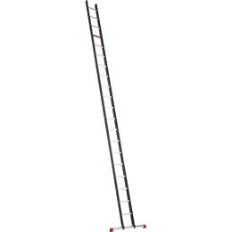 Altrex Alu-Anlegeleiter, mit Sprossen, schwarz, 20 Sprossen