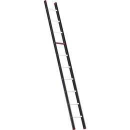Altrex Alu-Anlegeleiter, mit Sprossen, schwarz, 10 Sprossen