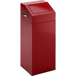 eurokraft pro Wertstoffsammler, selbstlöschend, Volumen 45 l, BxHxT 320 x 790 x 320 mm, feuerrot