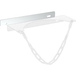 eurokraft basic Gitterwand-Befestigungsblech, f&uuml;r Gasflaschen-Wandhalterung f&uuml;r Flaschen-&Oslash; max. 230 mm, f&uuml;r 1 Flasche, ab 5 Stk