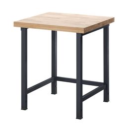 eurokraft pro Höhenverstellbare Werkbank, Gestellbauweise, ohne Unterbau, Breite 750 mm, Gestell anthrazit-metallic