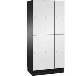 CAMBIO Fächerschrank mit Garderobenstange C+P