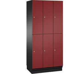 CAMBIO Fächerschrank mit Garderobenstange C+P