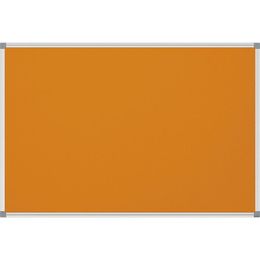 Maul Pinnwand STANDARD, Filzbezug, orange, BxH 900 x 600 mm