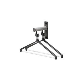 eurokraft pro Kleinwandgarderobe aus Alu, VE 2 Stk, mit 2 Haken und 2 Bügeln