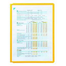 Klarsichttafel mit Profilrahmen Durable