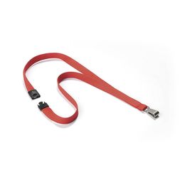 Durable Textilband SOFT COLOUR, für Halter mit Karabinerhaken, VE 20 Stk, rot