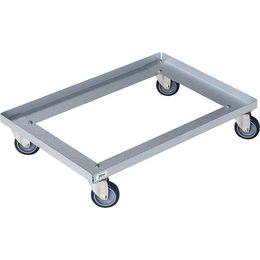 Kongamek Fahrgestell KM672, LxBxH 616 x 416 x 128 mm, 4 Lenkrollen, ab 5 Stk