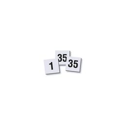 MAGNETOPLAN Ziffernmagnet-Set, 10 x 10 mm, VE 2 Stk, Ziffern 1 - 35