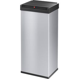 Hailo Schwingdeckel-Abfallbox BIG-BOX SWING, Volumen 52 l, Behälter silber