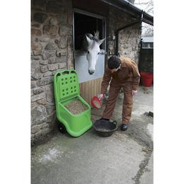 eurokraft basic Streuwagen, ideal für Schüttgut, Inhalt 75 l, grün, ab 3 Stk