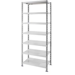 Universalsteckregal, Stahlblechb&ouml;den, HxBxT 2522 x 1050 x 400 mm, Grundregal kaiserkraft