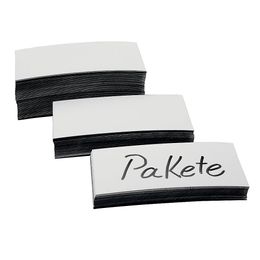 MAGNETOPLAN Magnetetiketten, wei&szlig;, VE 200 Stk, Breite 20 mm
