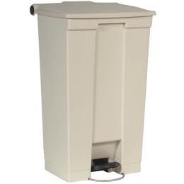 Rubbermaid Tretabfalleimer, Industrie, aus Polyethylen, Volumen 87 l, beige, ab 3 Stk