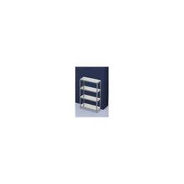 eurokraft pro Schraubregal, Bauart leicht, verzinkt, Regalhöhe 1500 mm, Bodenbreite 1000 mm, Tiefe 400 mm, Grundregal