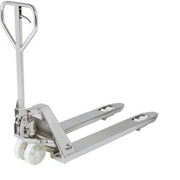 Edelstahl-Paletthubwagen, Lastrollen Tandem, ab 1 Stk kaiserkraft