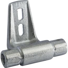 Krause Zwischenhalter, VE 2 Stk, für Rundrohr-Schienenanlage, Alu, ab 10 VE