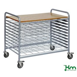 Kongamek Profi-Trockenwagen, Tragfähigkeit 100 kg, 10 Etagen, ab 4 Stk