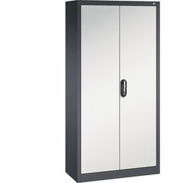 C+P ACURADO Universalschrank, BxT 930 x 400 mm, schwarzgrau / lichtgrau, ab 2 Stk