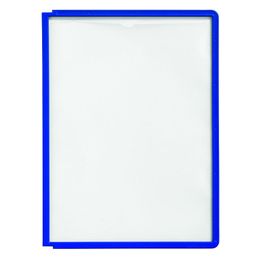 Durable Klarsichttafel mit Profilrahmen, für DIN A4, VE 10 Stk, blau, ab 3 VE