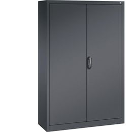 C+P ACURADO Universalschrank, BxT 1200 x 400 mm, schwarzgrau / schwarzgrau