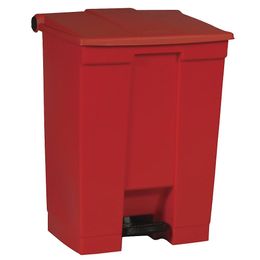 Rubbermaid Tretabfalleimer, Industrie, aus Polyethylen, Volumen 68 l, rot, ab 5 Stk