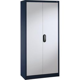 C+P ACURADO Universalschrank, BxT 930 x 400 mm, schwarzgrau / weißalu, ab 2 Stk