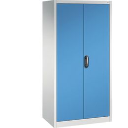 C+P ACURADO Universalschrank, BxT 930 x 600 mm, lichtgrau / lichtblau