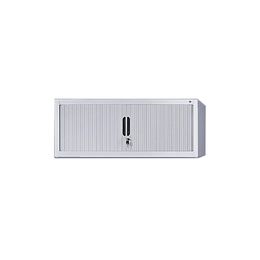 C+P Rollladen-Aufsatzschrank, HxBxT 450 x 1000 x 420 mm, weißaluminium