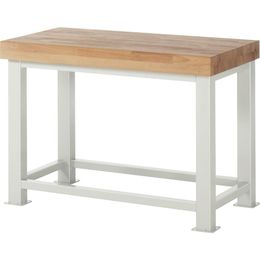 Rau Schwerlast-Werkbank, Plattenstärke 100 mm, BxT 1250 x 700 mm