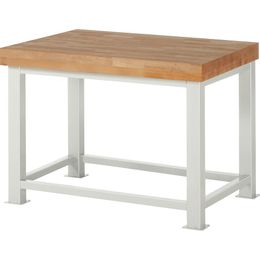 Rau Schwerlast-Werkbank, Plattenstärke 100 mm, BxT 1250 x 900 mm