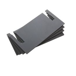 LISTA Nivellierplatten, PVC, grau, VE 4 Stk, Stärke 4 mm