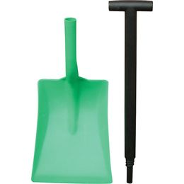 eurokraft basic 2-teilige Handschaufel, Länge 315 mm, grün, ab 2 Stk