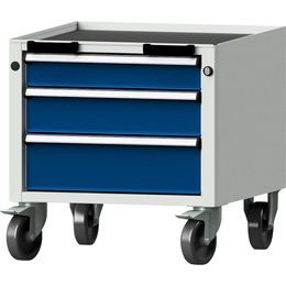 ANKE Rollcontainer, HxBxT 575 x 570 x 615 mm, 3 Schubladen, 1 x 90 / 1 x 120 / 1 x 150 mm hoch
