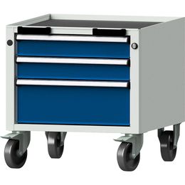 ANKE Rollcontainer, HxBxT 575 x 570 x 615 mm, 3 Schubladen, 2 x 90 / 1 x 180 mm hoch
