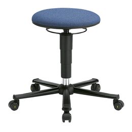 bimos Drehhocker, ESD, Stoff, blau