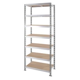 Universalsteckregal, Spanplattenb&ouml;den, HxBxT 2522 x 1050 x 600 mm, Grundregal kaiserkraft