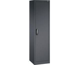 C+P ACURADO Universalschrank, BxT 500 x 500 mm, schwarzgrau / schwarzgrau