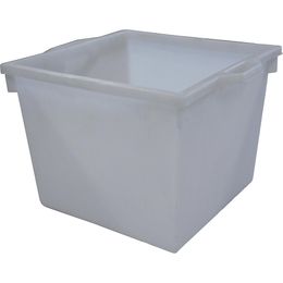 Stapelbeh&auml;lter aus Polyethylen, konische Bauform, Volumen 60 l, natur, ab 10 Stk kaiserkraft