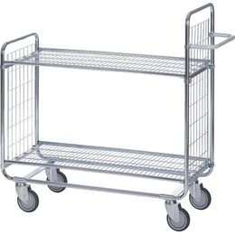 HelgeNyberg Gitterwagen SERIE 100, 2 Etagen, LxBxH 930 x 460 x 1120 mm, ab 5 Stk