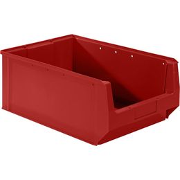 Mauser Sichtlagerkasten aus Polyethylen, LxBxH 500 x 310 x 200 mm, rot, VE 10 Stk