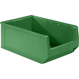 Mauser Sichtlagerkasten aus Polyethylen, LxBxH 500 x 310 x 200 mm, grün, VE 10 Stk