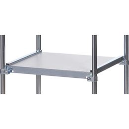 HelgeNyberg Ablage mit Halterungen, LxB 360 x 420 mm, grau, ab 5 Stk