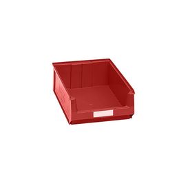 Mauser Sichtlagerkasten aus Polyethylen, LxBxH 500 x 310 x 140 mm, rot, VE 14 Stk