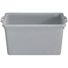 Stapelbeh&auml;lter aus Polyethylen, konische Bauform, Volumen 80 l, natur, ab 10 Stk kaiserkraft