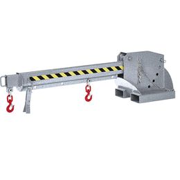 eurokraft pro Teleskoplader, 5fache Höhenverstellung, Tragfähigkeit 650 - 3000 kg, teleskopierbar, verzinkt
